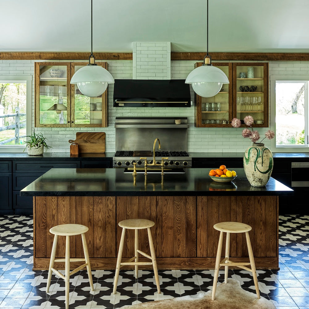 10 modern farmhouse tile flooring ideas for kitchens & bathrooms