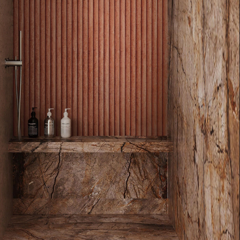natural stone shower inspiration for elevated everyday living