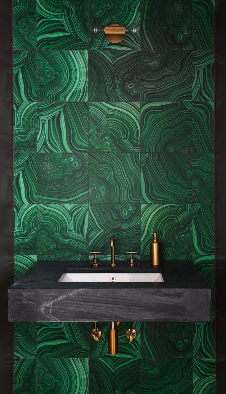 malachite – infinite creativity – clé tile