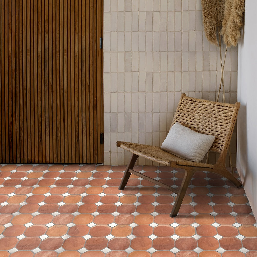 Earthy Living Room With Tile Flooring Ideas Natural Woodgrains: LVT