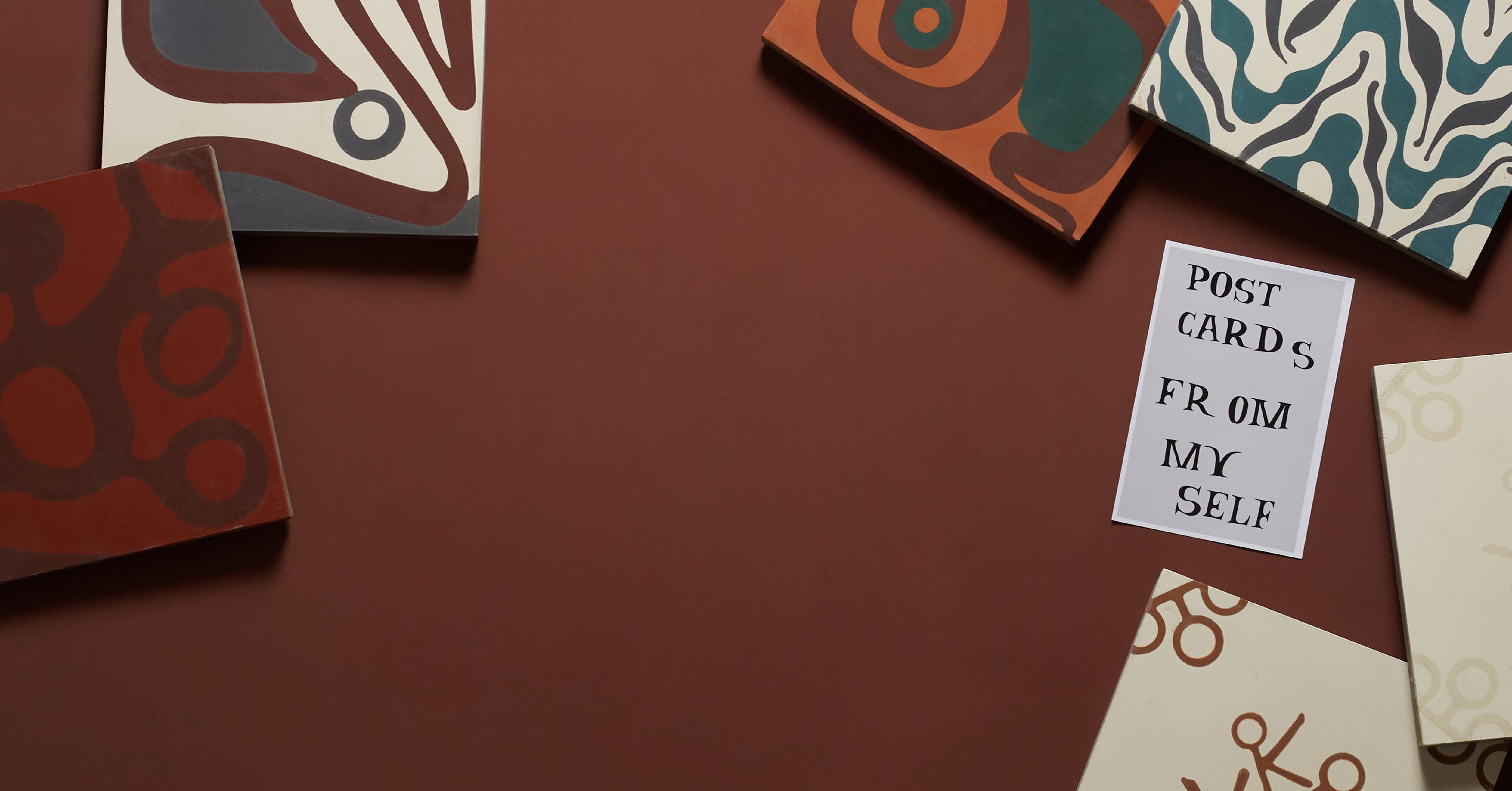 ruan hoffmann: postcards from myself | patterned cement tiles | clé