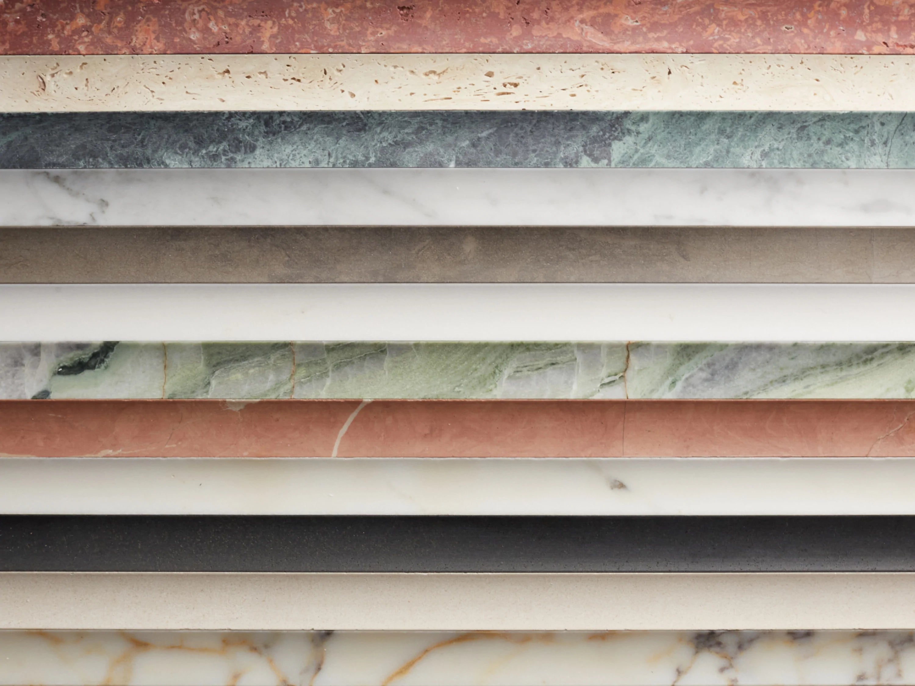 lapidary sculpted shapes | fluted stone tile | clé