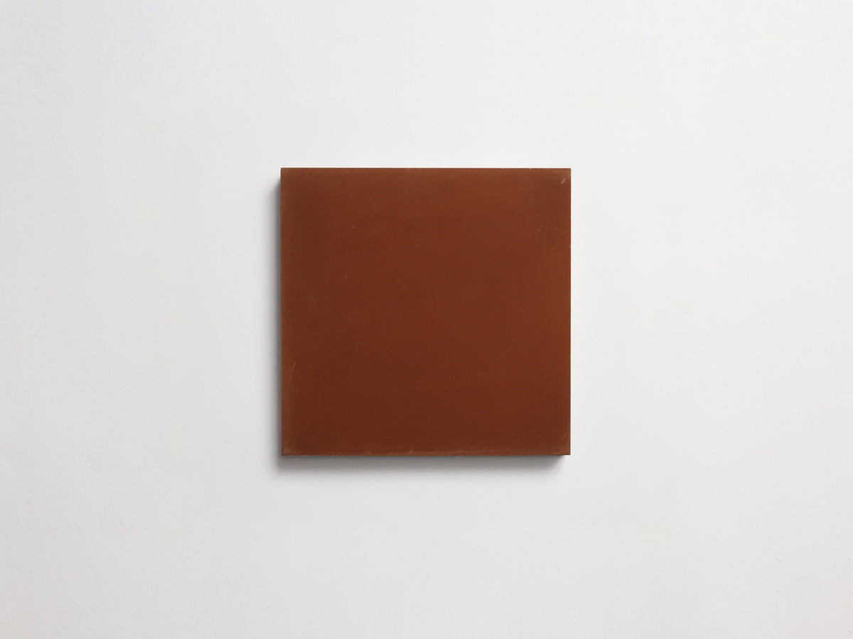 4x4 square | white, brown | checkerboard cement tile | clé – clé tile