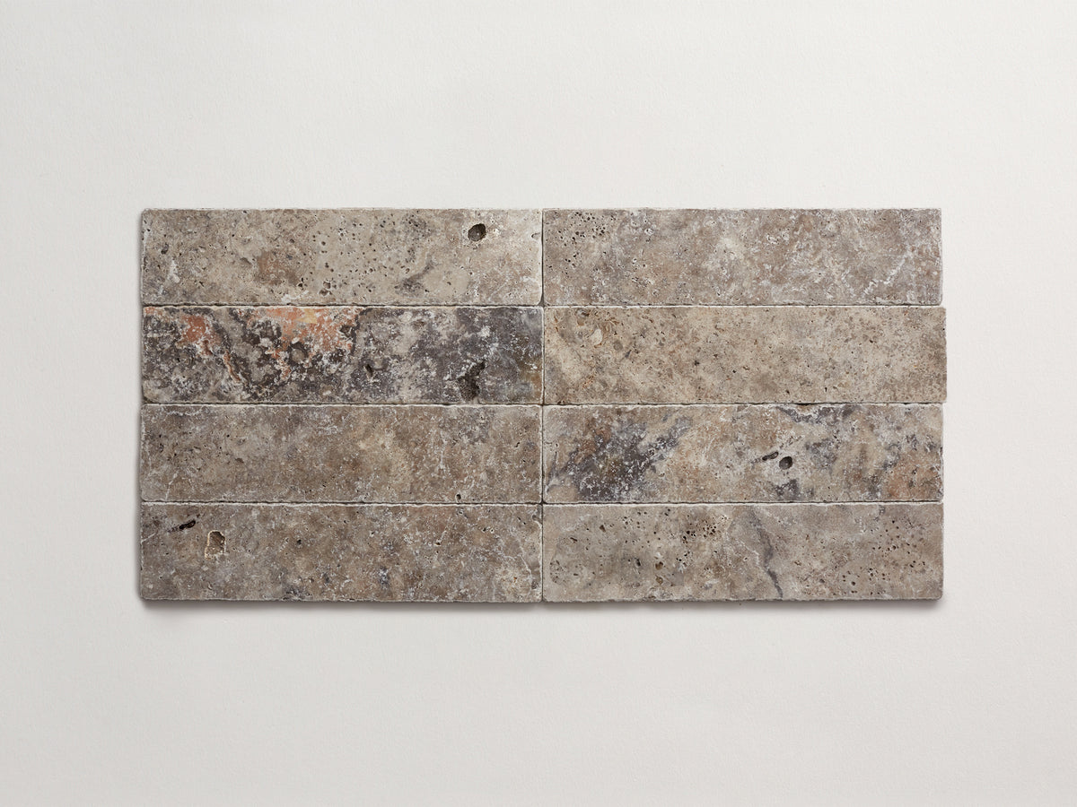 pantry pavers | tumbled travertine | 3x12 shale tile | clé – clé tile