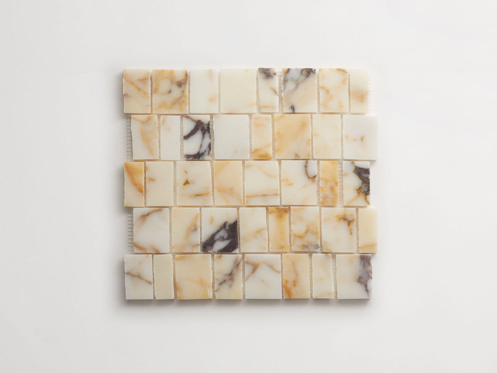 mosaic tile | calacatta viola | rough cut lapidary | clé – clé tile