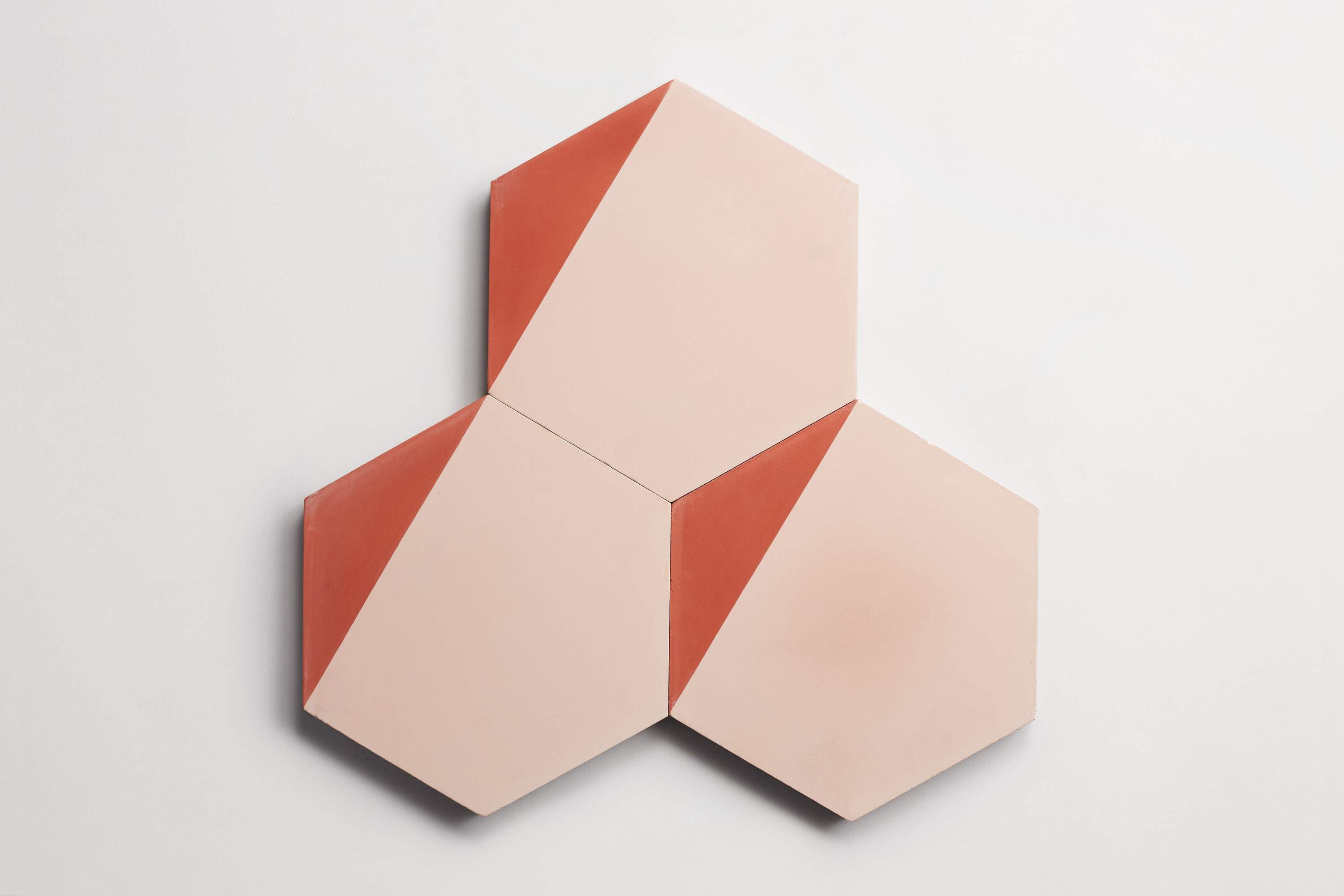clé tile | concrete cement | hex clip | mocha | hexagon
