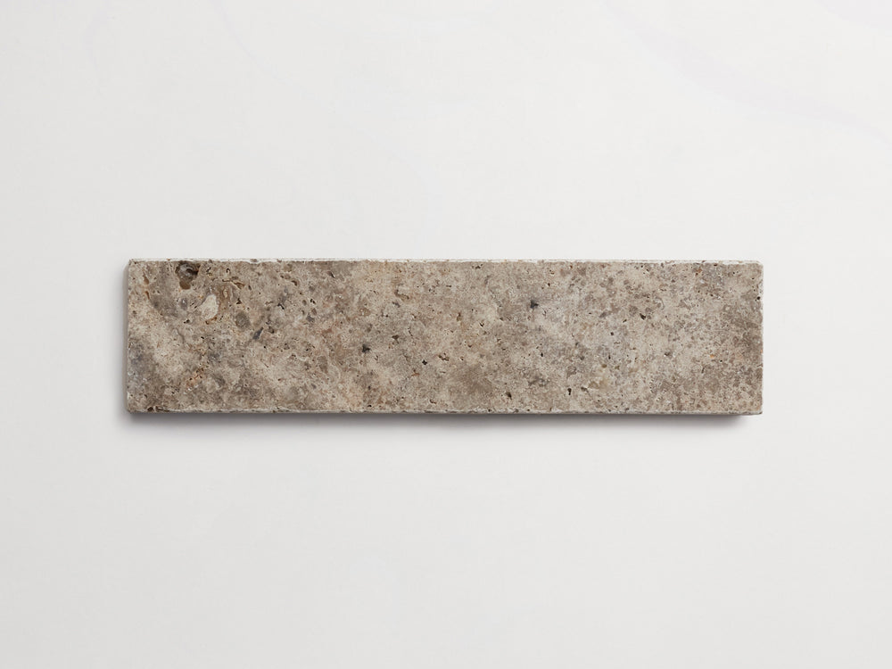 pantry pavers | tumbled travertine | 3x12 shale tile | clé – clé tile
