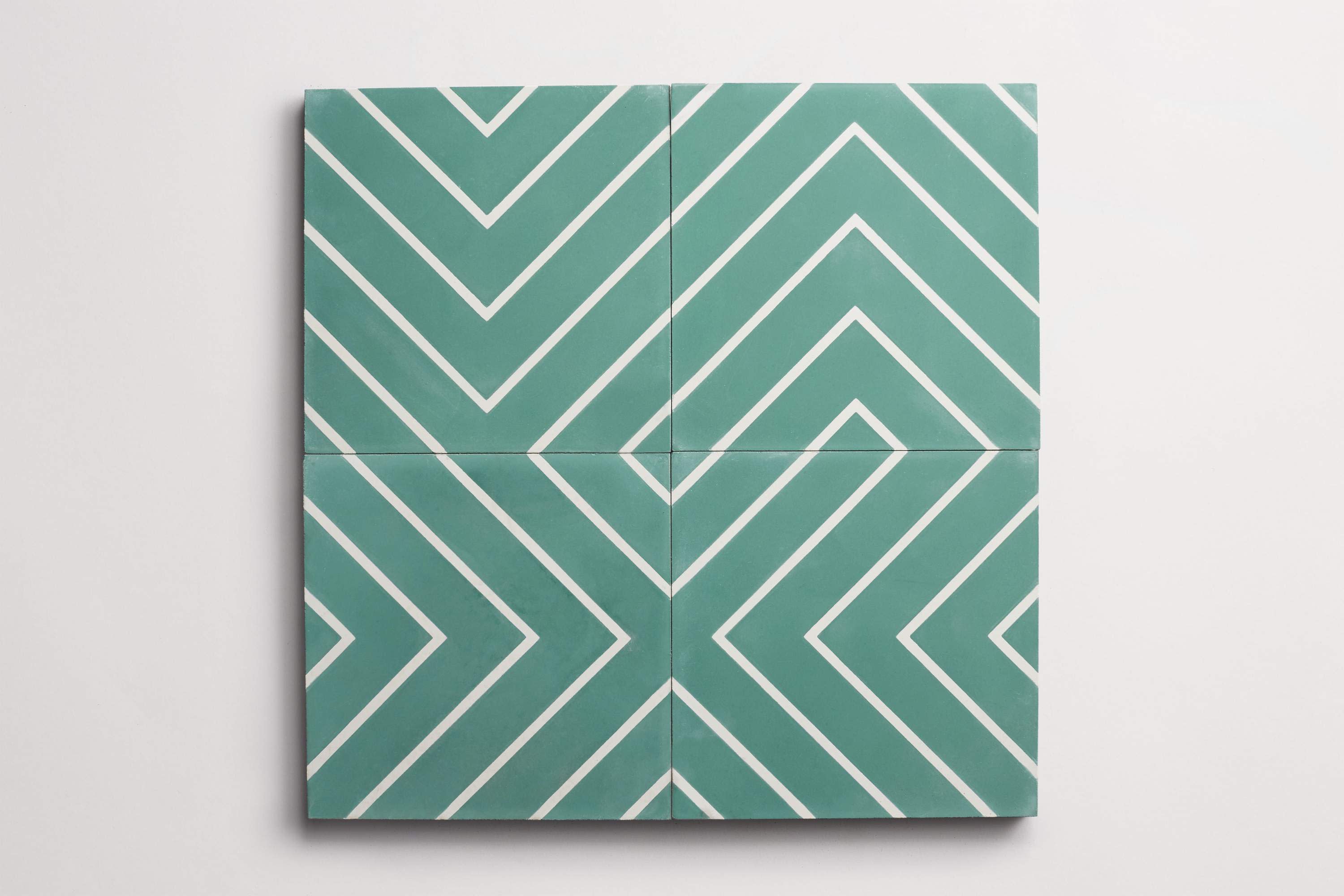 clé tile | concrete cement | zenith | pinstriped | kelly