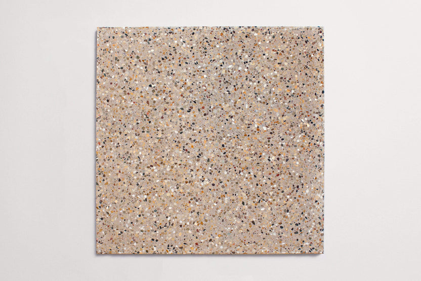 clé tile | forage terrazzo | cement | shell | square 24x24