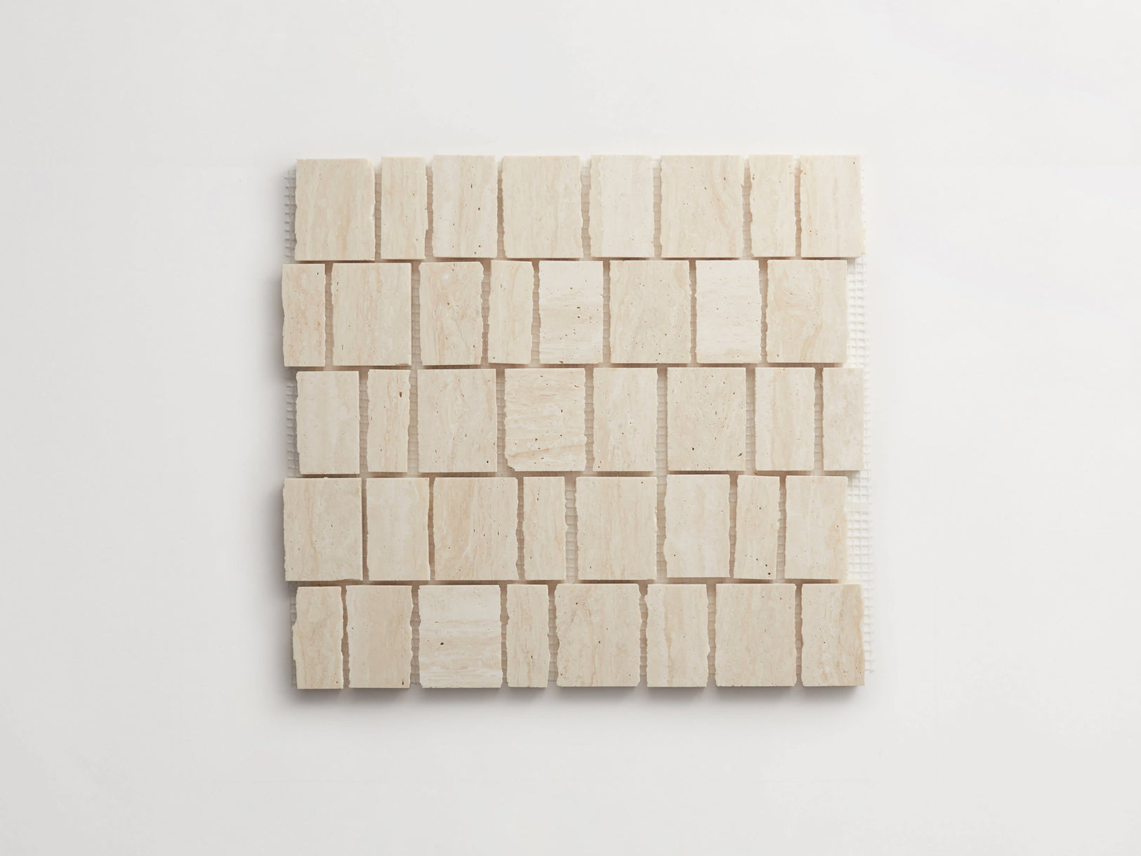 travertine stone | mosaic tile | rough cut lapidary | clé – clé tile