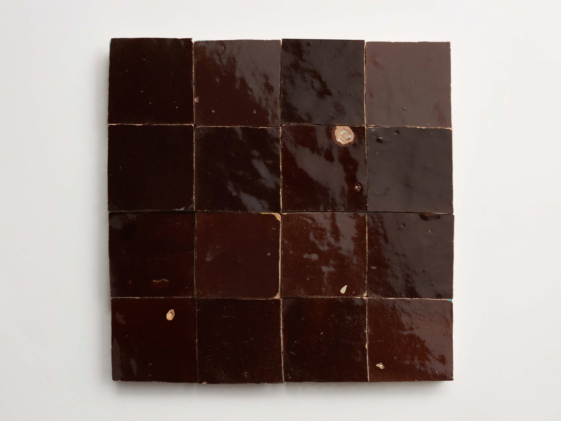 zellige tile | brown glaze | argan brown 2" square | clé | clé tile