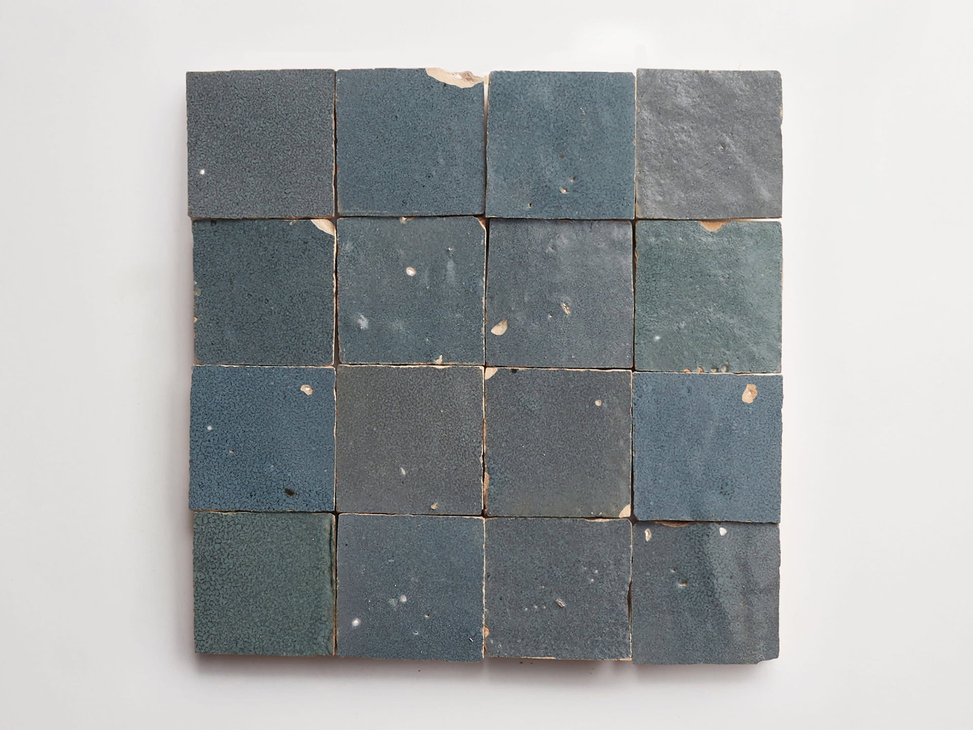 zellige tiles | tempered steel gray 2" square | clé – clé tile