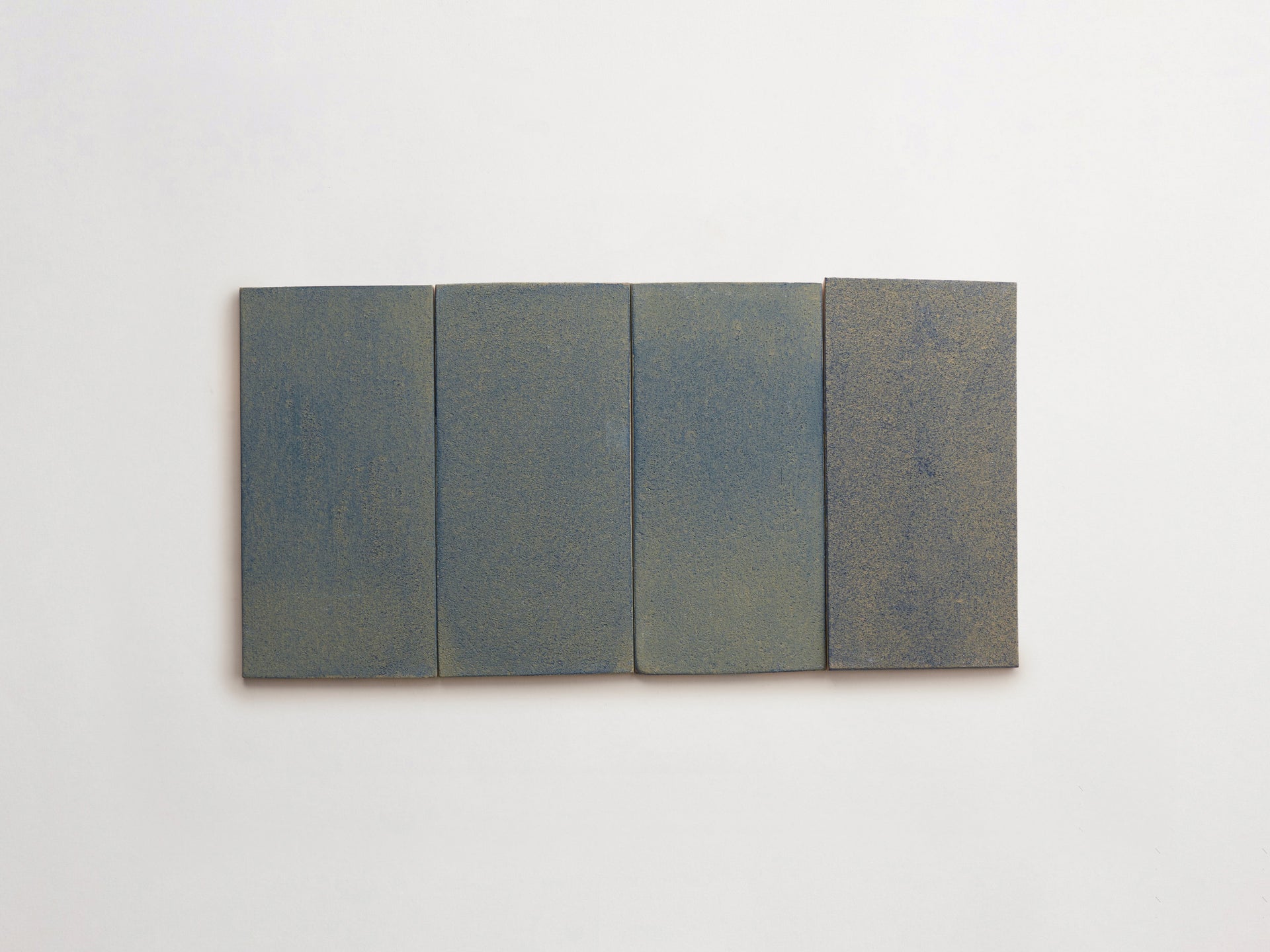 Ceramic Tile | Natural 8x4 | Hand Painted Blue Wash | clé tile