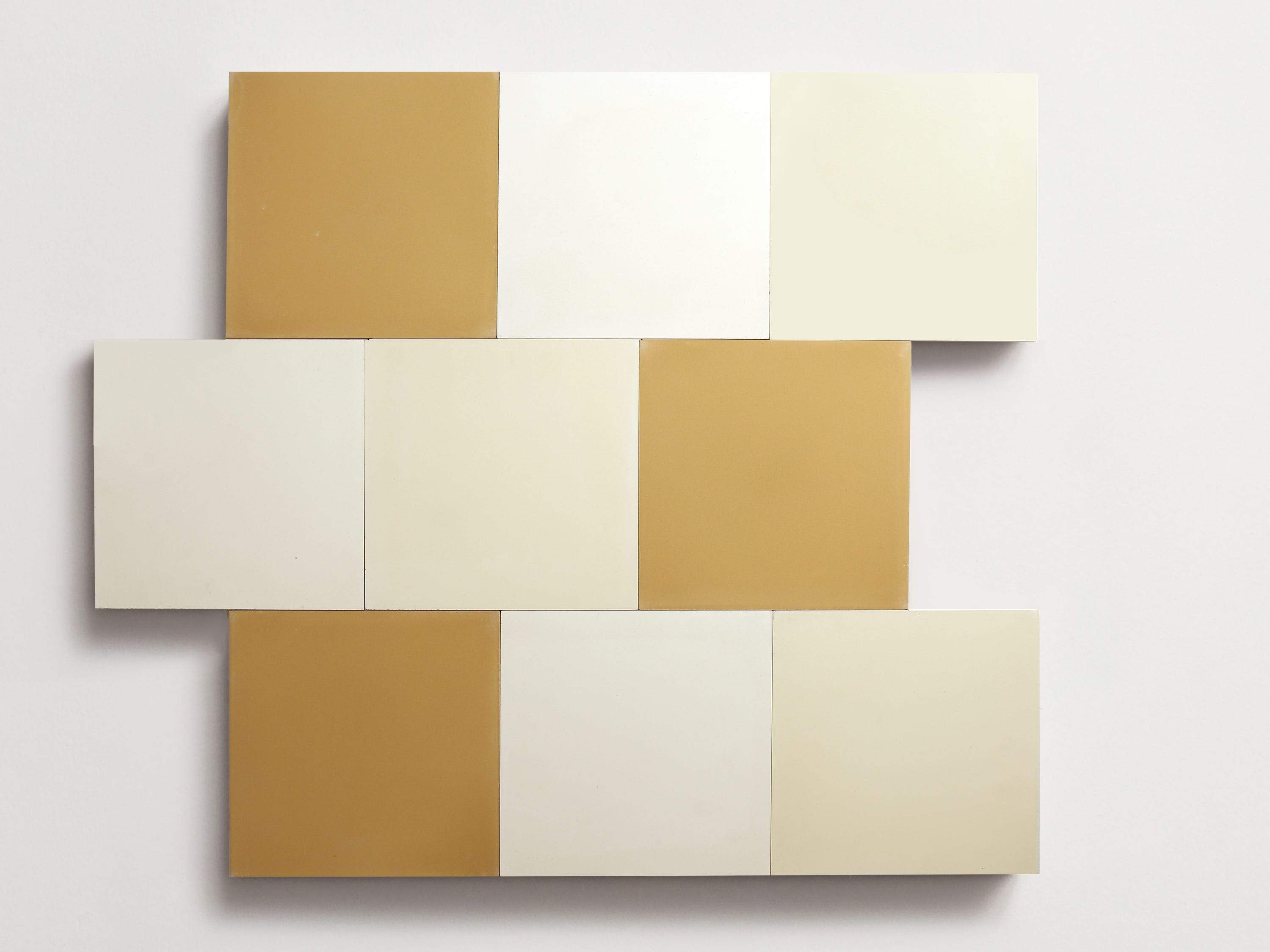 Cement Checkerboard Tile Trio 8x8 | White, Natural | clé