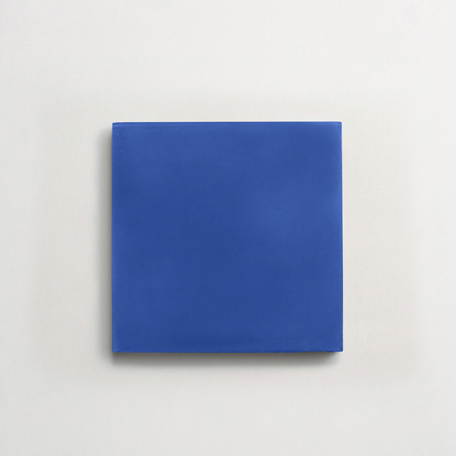 Cement tile | solid colors | 8x8 Square | Lapis Blue | clé