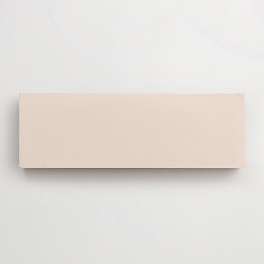 Cement tile | solid colors | 6x2 Rectangle | Shell Pink | clé