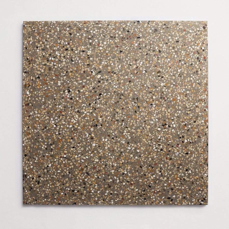 clé tile | forage terrazzo | cement | metal | square 24x24