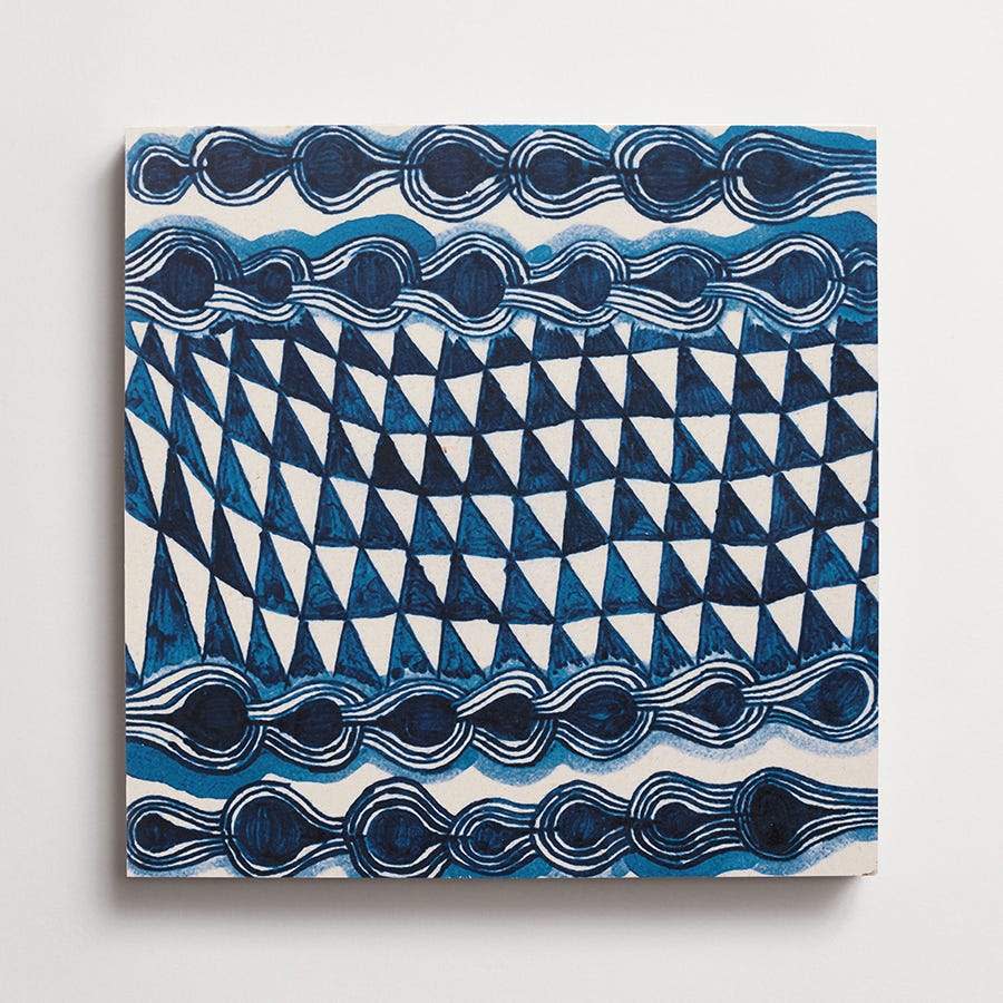 ruan hoffmann | much love me | tribal border | delft blue