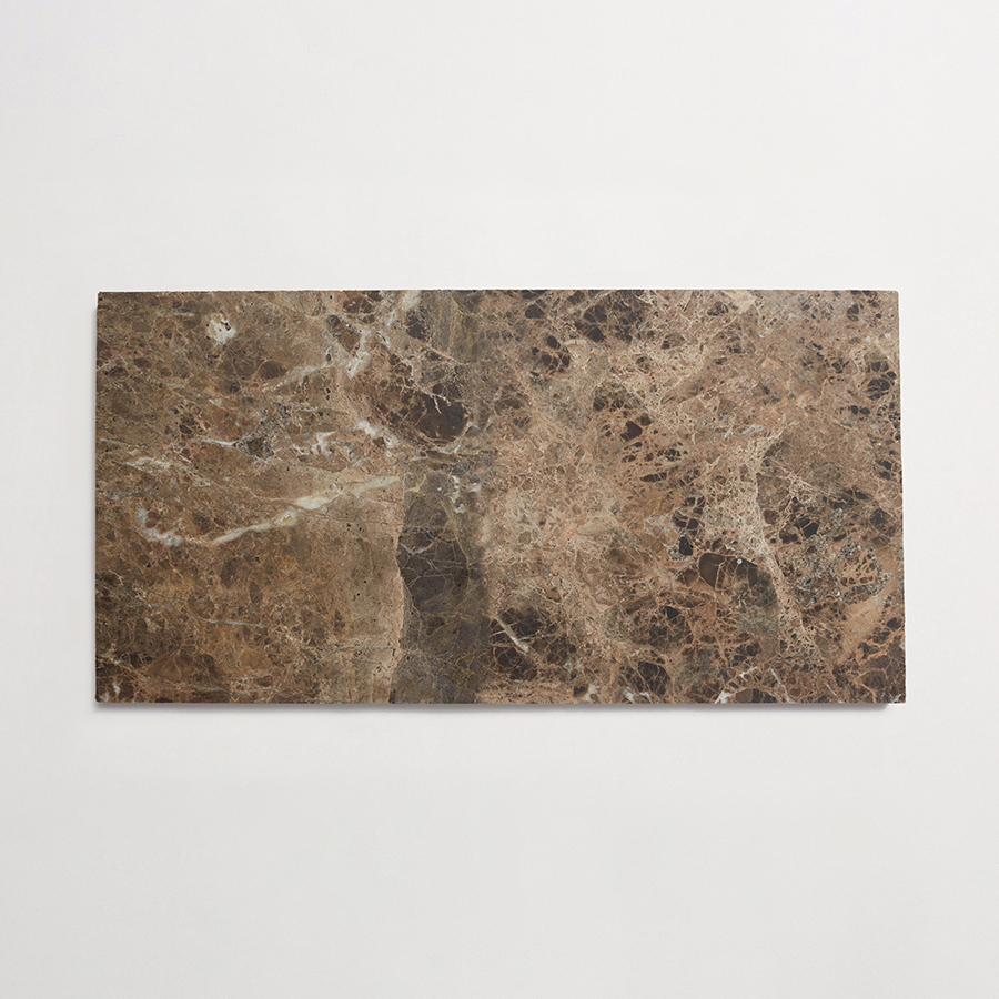 Lapidary stone tile | 24 x 12 | Brown | Honed | clé