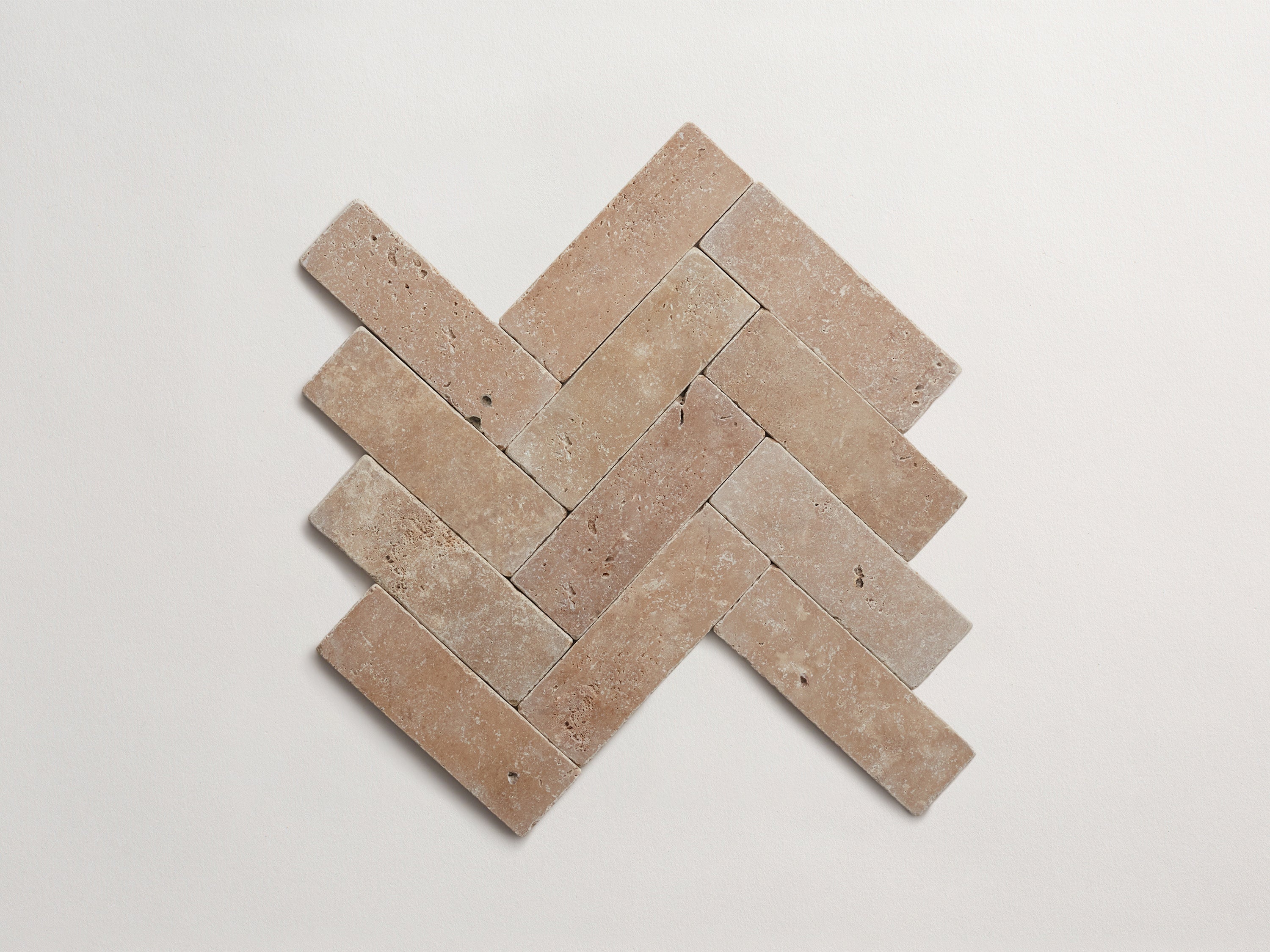 pantry pavers | tumbled travertine | 2x6 sand tile | clé – clé tile