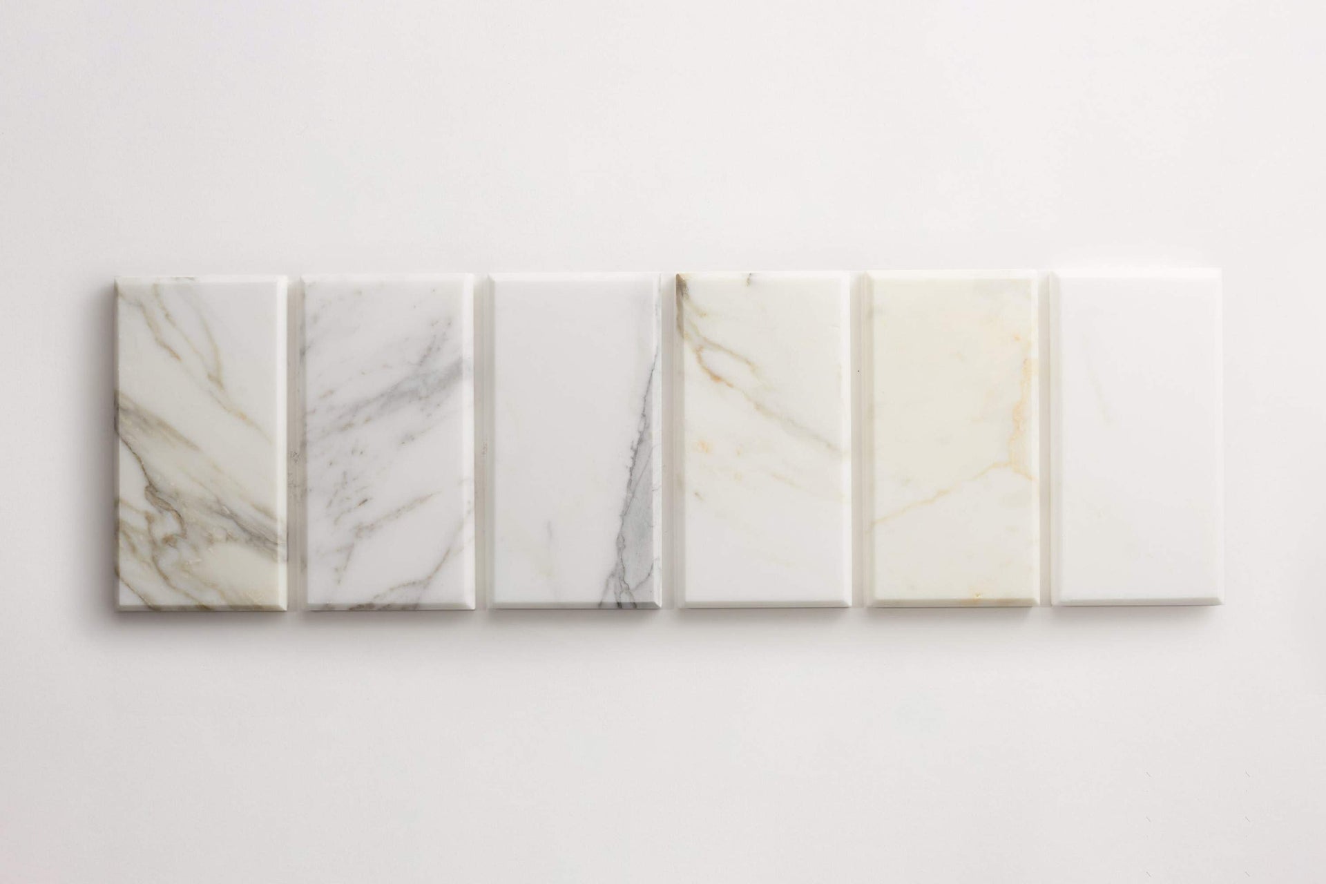 clé calacatta gold | subway bevel ~ 6"x3"x0.375" – clé tile