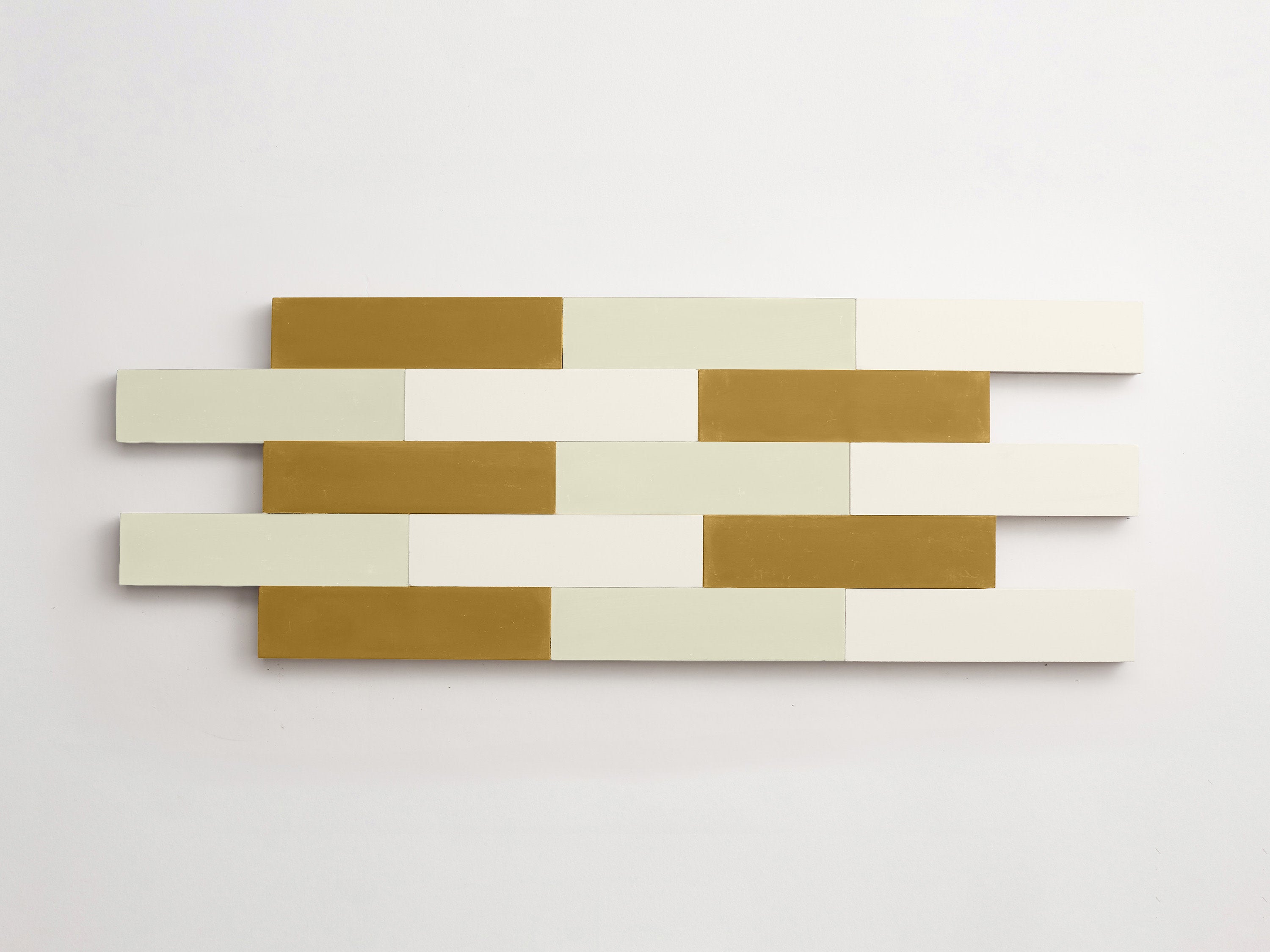 3x12 rectangle | white, yellow | checkerboard cement tile | clé – clé tile