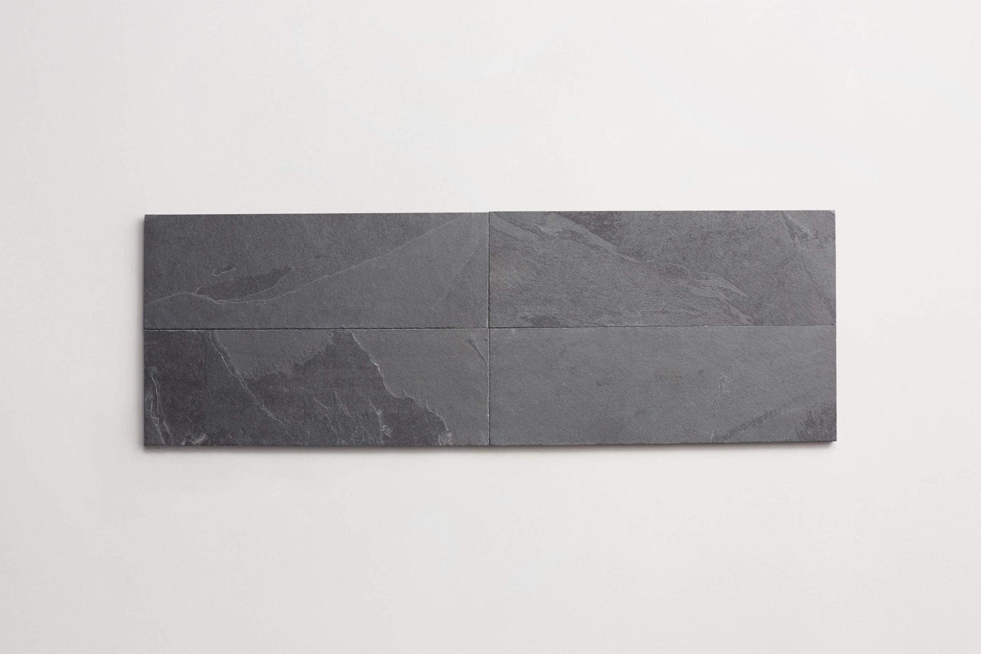 clé tile | natural stone | slate | small plank 4x12 | grey
