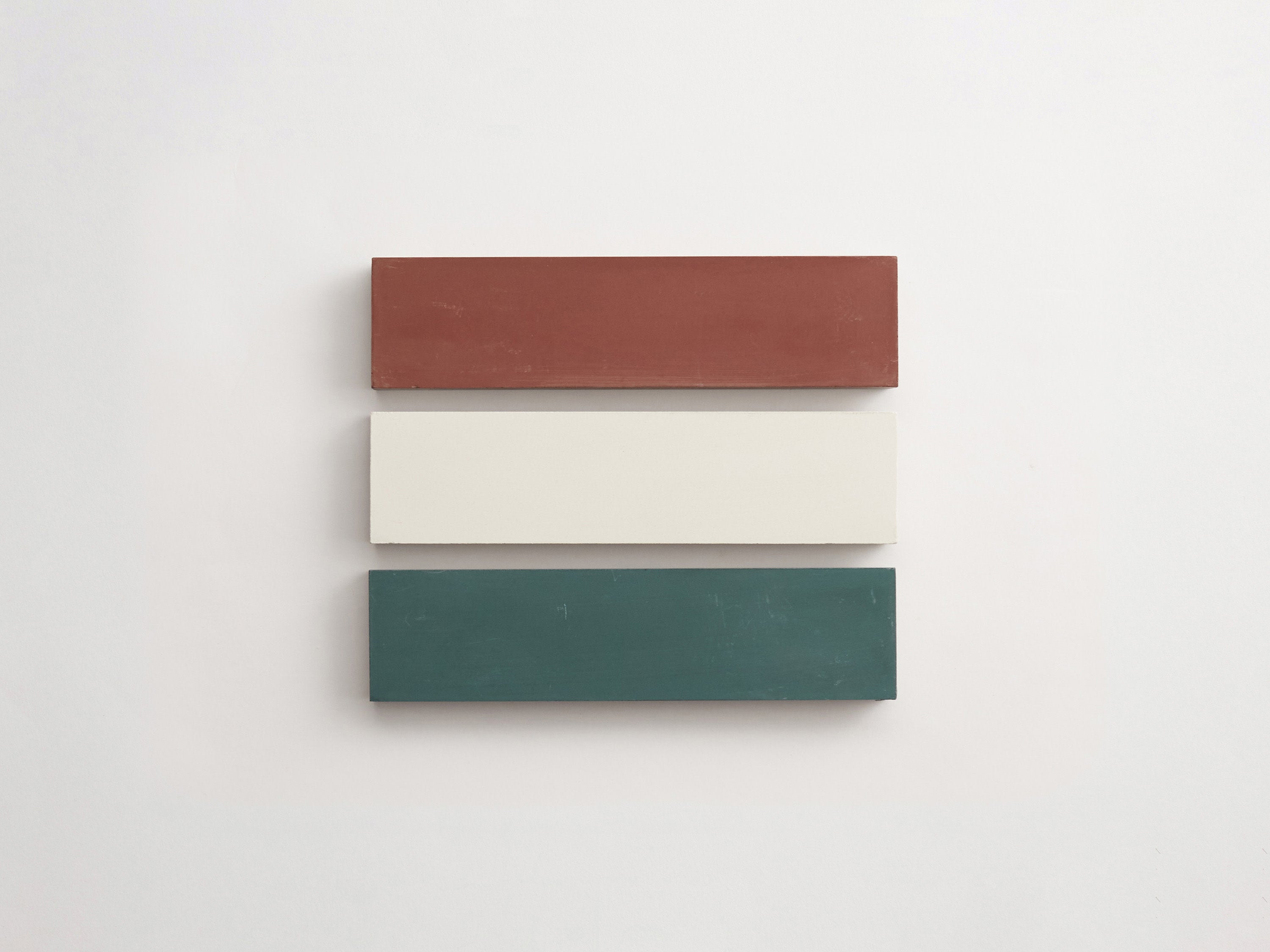 2x8 rectangle | brown, green, white | checkerboard cement tile | clé ...
