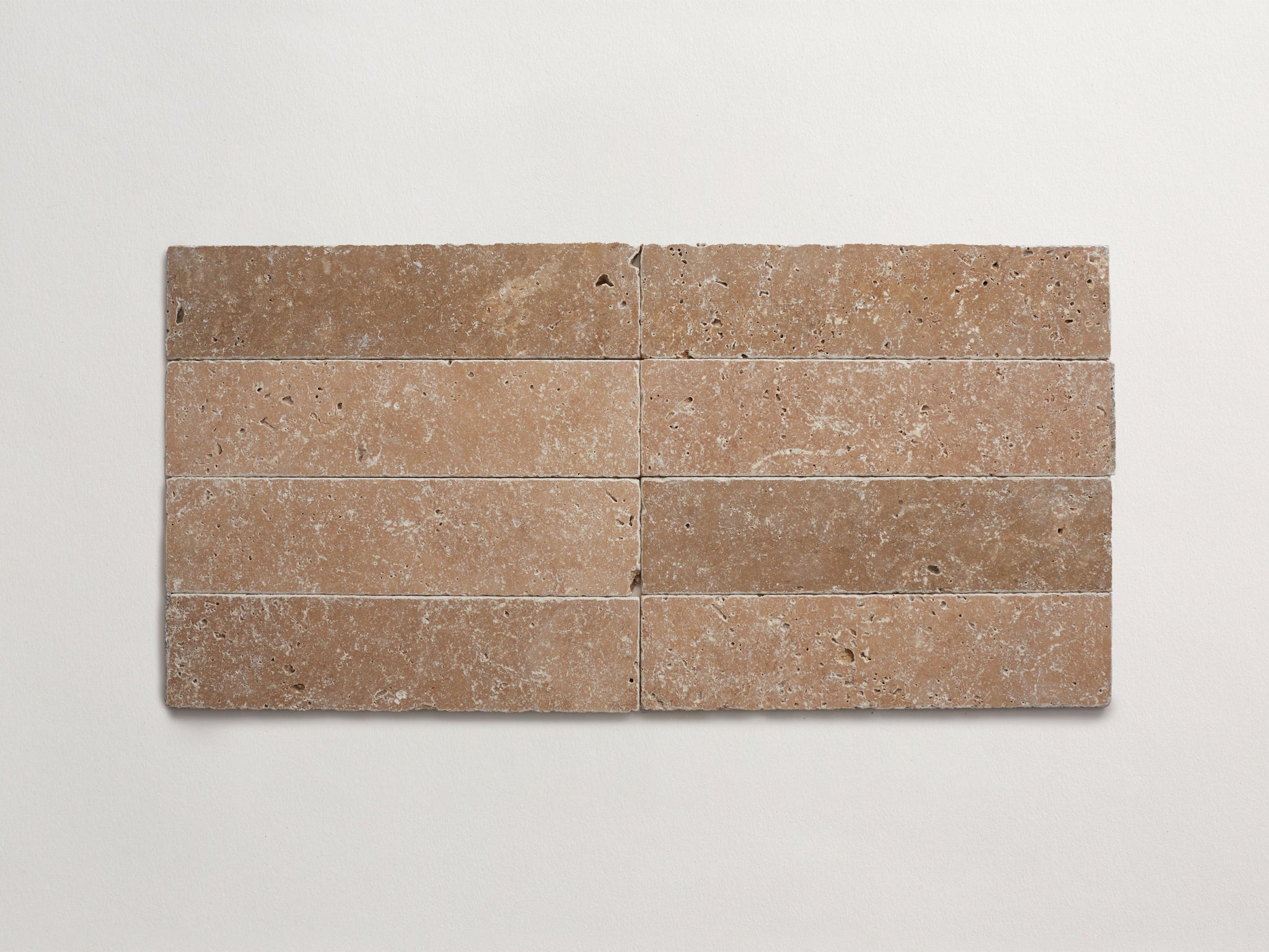 pantry pavers | tumbled travertine | 3x12 sand tile | clé – clé tile