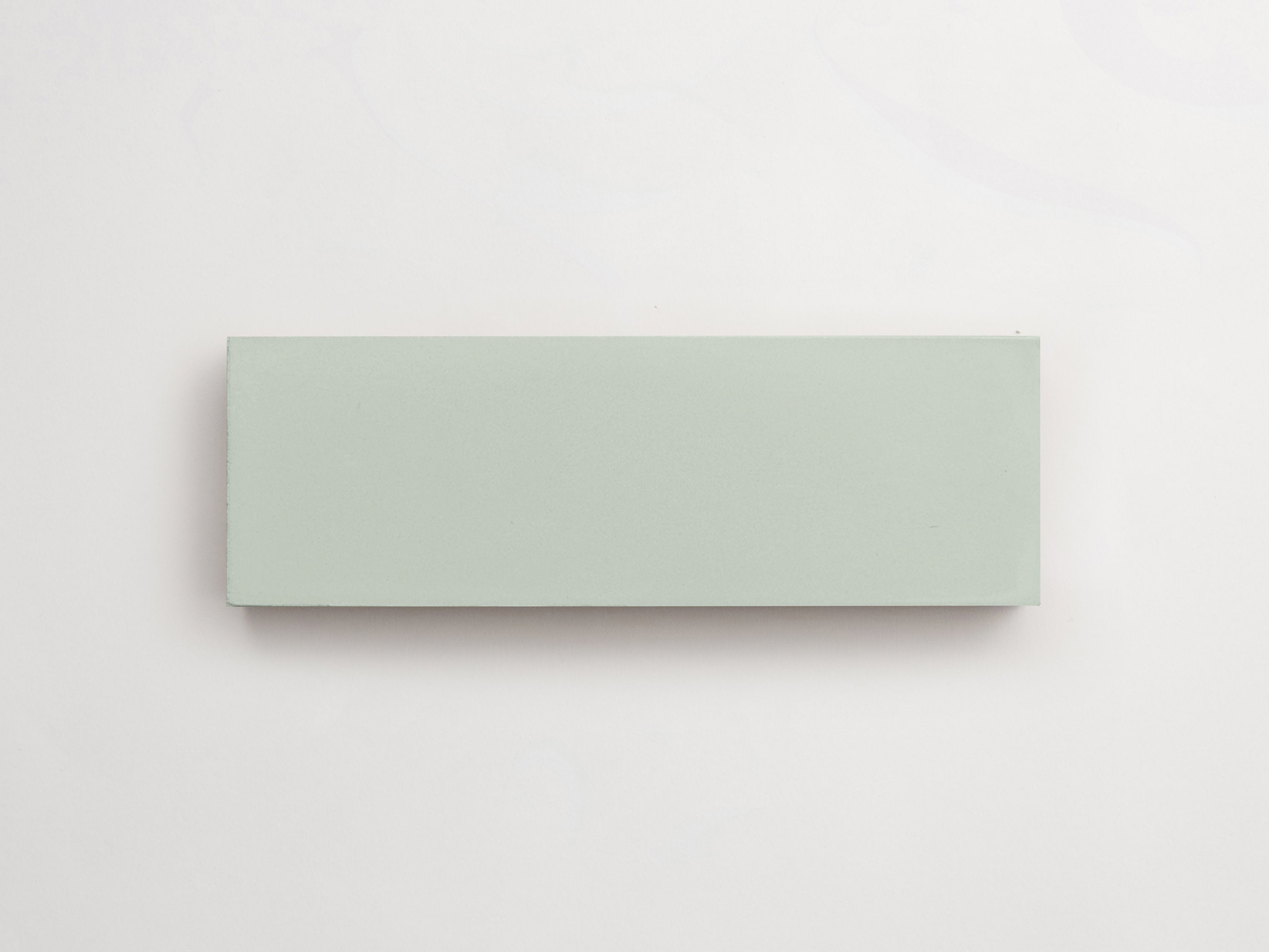 Cement Checkerboard Tile 6x2 Rectangle | Celadon Green | clé
